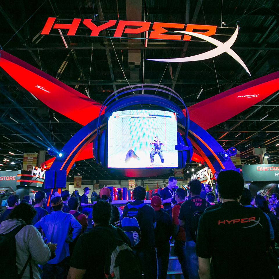 HyperX Estande BGS - Hub Brasil - Hub Brasil